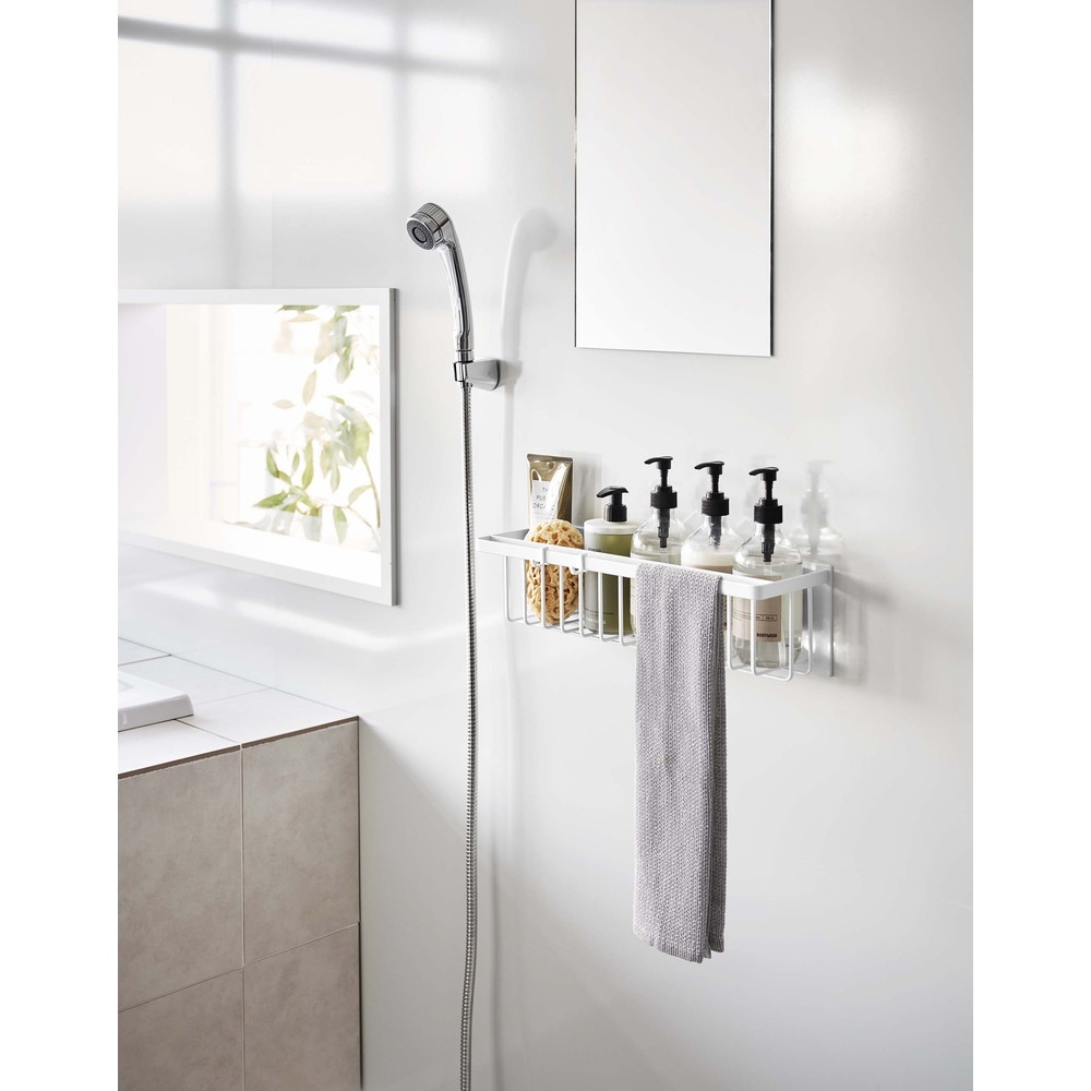 マグネットバスルームバスケット タワー ワイド ホワイト | Giftpad egift