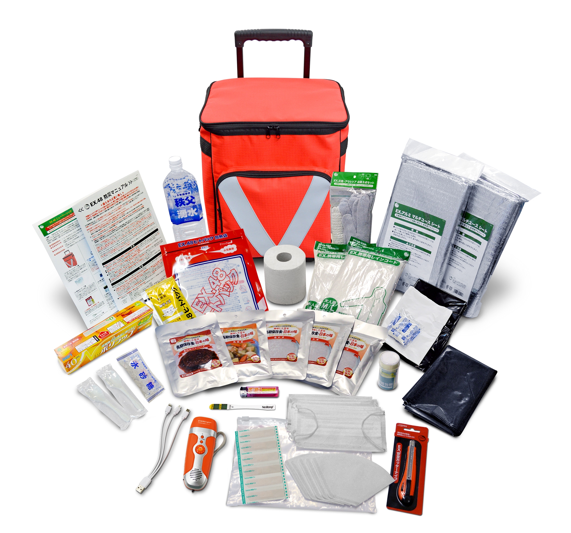 EX.48サバイバルローラーバッグ ニューベーシックシリーズ ニューベーシックデラックス＜赤バッグ＞ | Giftpad egift