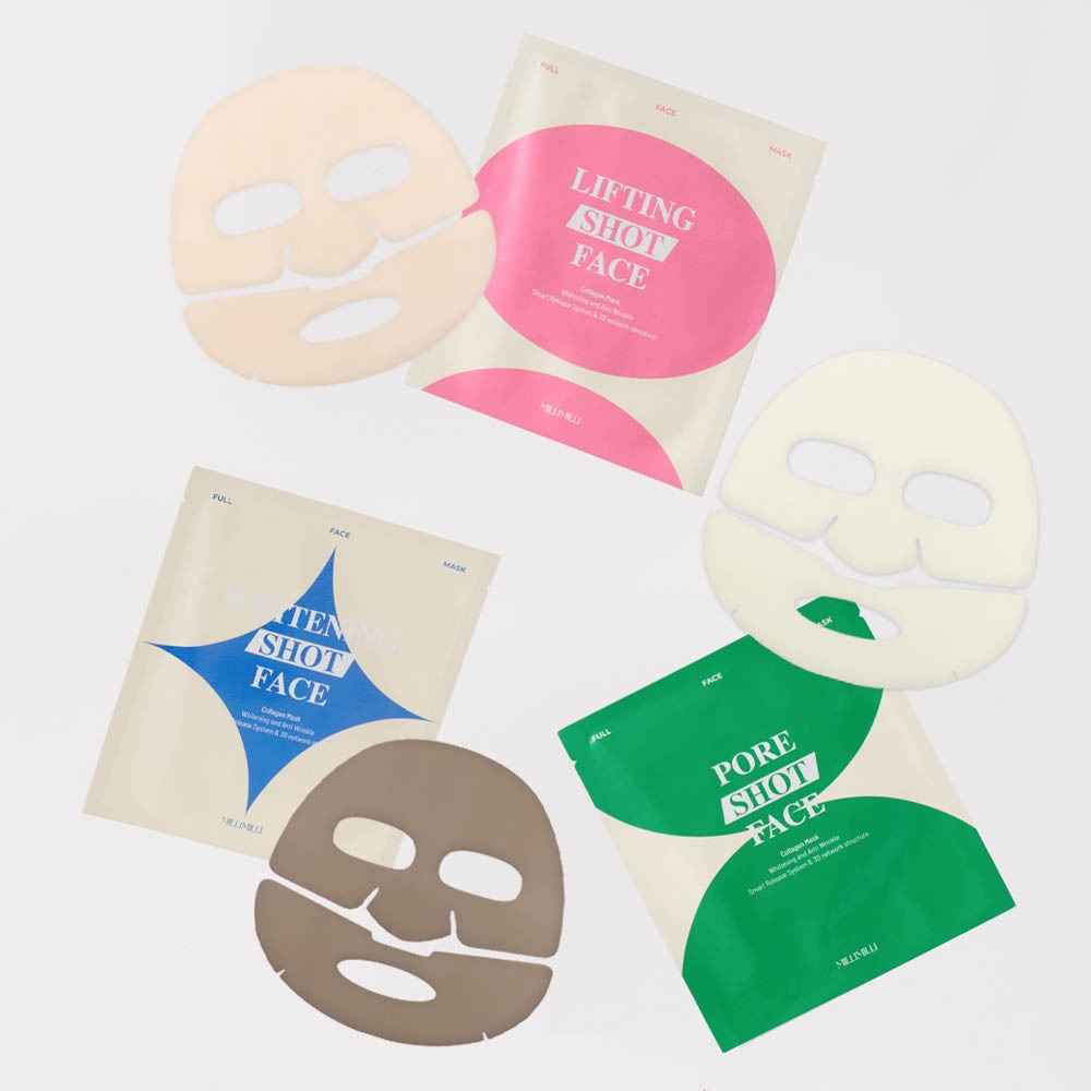 MilliMilliフルフェイスコラーゲンマスク6枚セット | Giftpad egift